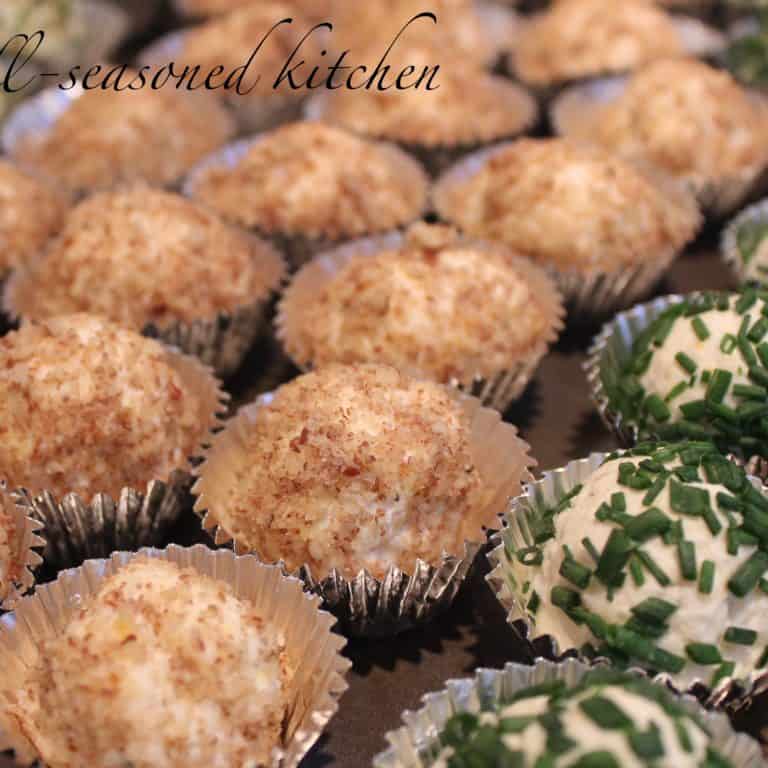 Cheddar-Pecan and Gouda-Chive Cheese Truffle Recipes | A Well-Seasoned ...