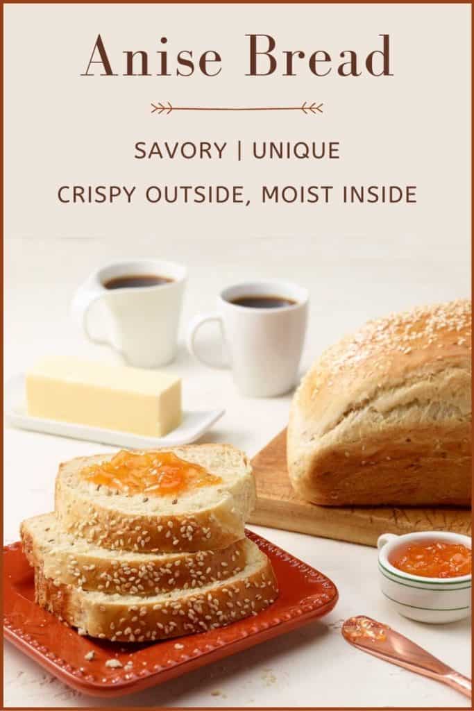 Savory Anise Bread - make ahead and freeze | A Well-Seasoned Kitchen®
