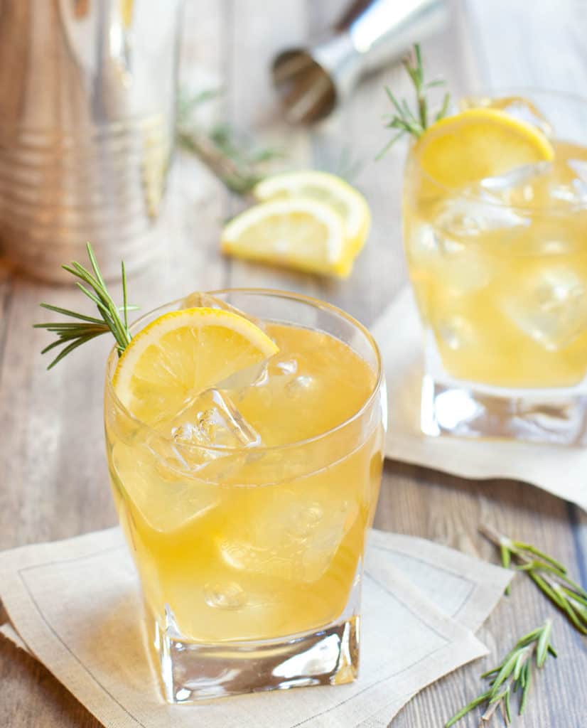 Whiskey Lemon Cocktail - A Well-Seasoned Kitchen®