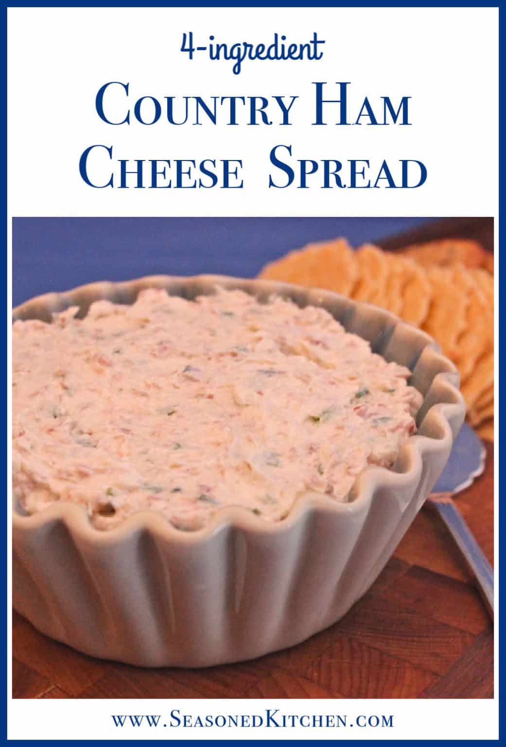Country Ham and Cheese Spread | A Well-Seasoned Kitchen®