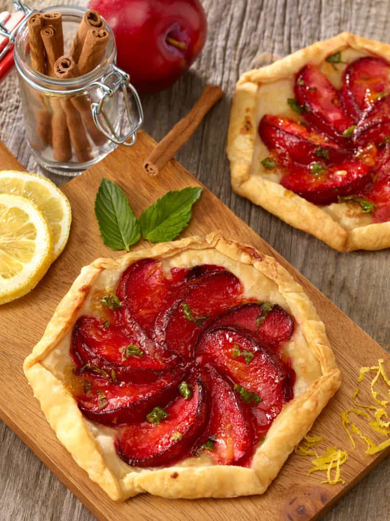 Mini Plum Tarts Puff Pastry | A Well-Seasoned Kitchen®