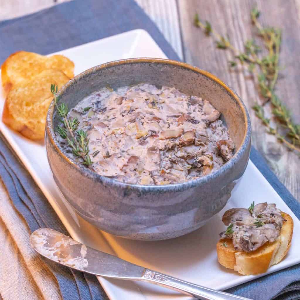 Make Ahead Mushroom Pate Recipe - A Well-Seasoned Kitchen®