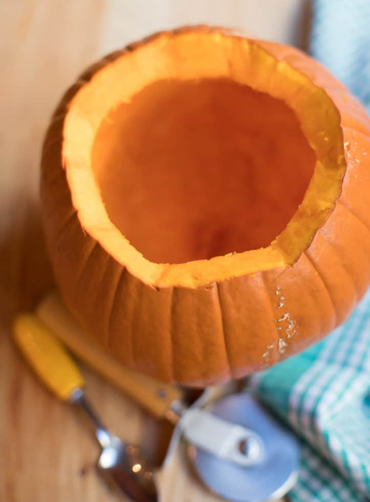 Pumpkin with Apple-Cashew Stuffing - A Well-Seasoned Kitchen®