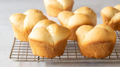 Homemade Quick Dinner Rolls Recipe (with Yeast) - A Well Seasoned Kitchen